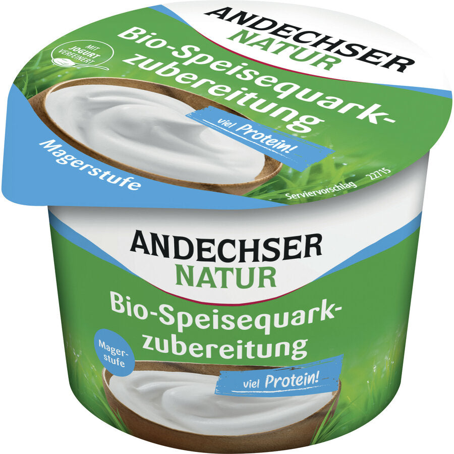 Magerquark mit Jogurt verfeinert 0%, Andechser – Pfluger Mosisgreut